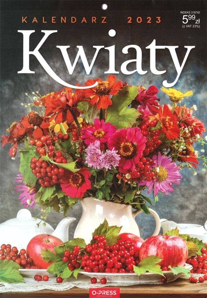 Kalendarz 2023 A4 Ścienny kwiaty | | Więcej \ Pozostałe